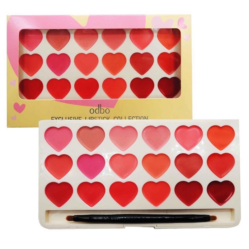 Bảng son trái tim Obdo | Shopee Việt Nam