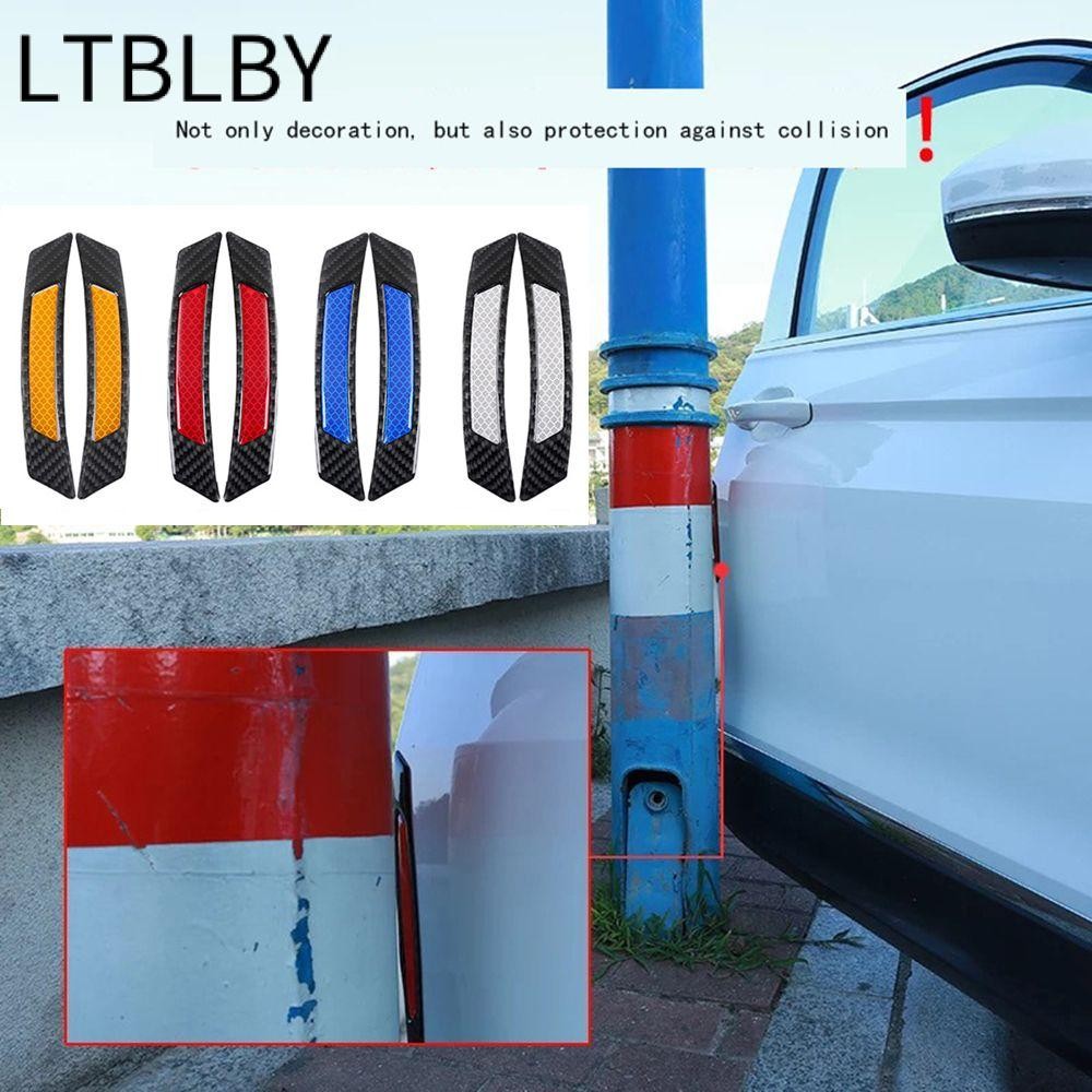 LTBLBY 2 Miếng Dán Phản Quang Xe Ô Tô Dải Bảo Vệ Thực Tế Cảnh Báo Edge ...
