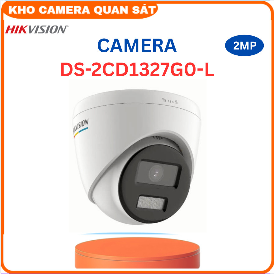 Camera IP Dome Colorvu 2MP HIKVISION DS-2CD1327G0-L-Kho camera | Shopee Việt Nam