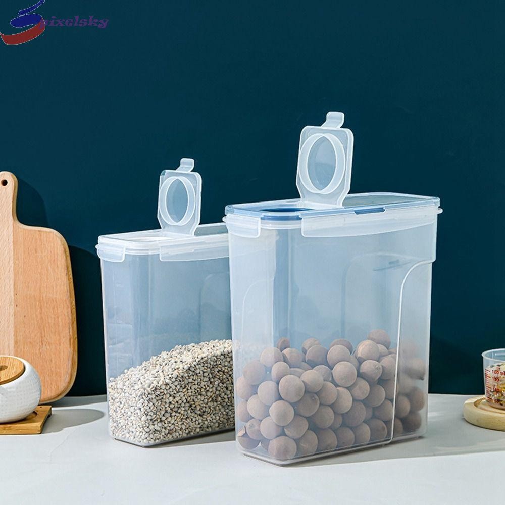 Hộp đựng ngũ cốc PIXELSKY, Bình đựng ngũ cốc trong suốt bằng nhựa, Xô ...