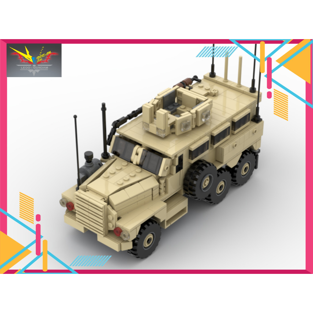 Đồ Chơi Lắp Ráp MOC Army MRAB 6x6 | Shopee Việt Nam