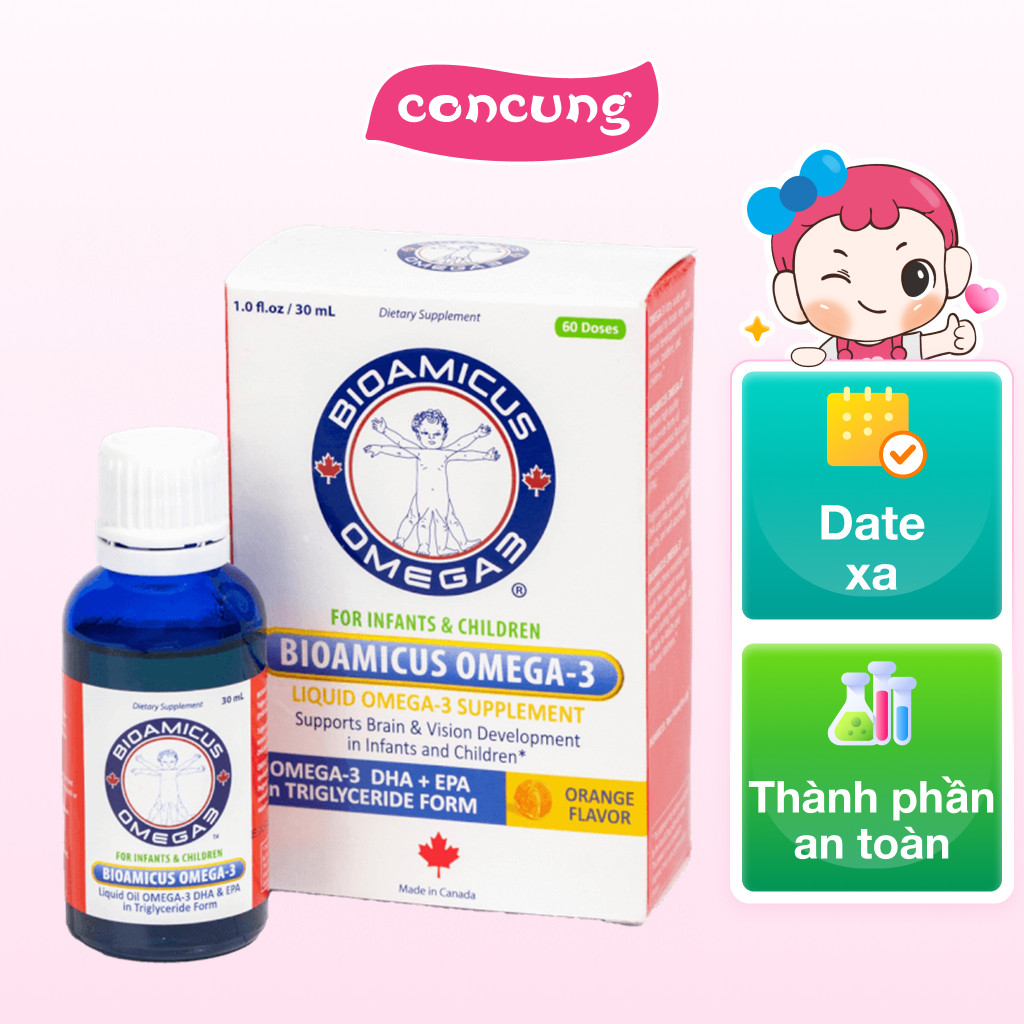 Thực phẩm bảo vệ sức khỏe BioAmicus Omega-3 - concung | Shopee Việt Nam