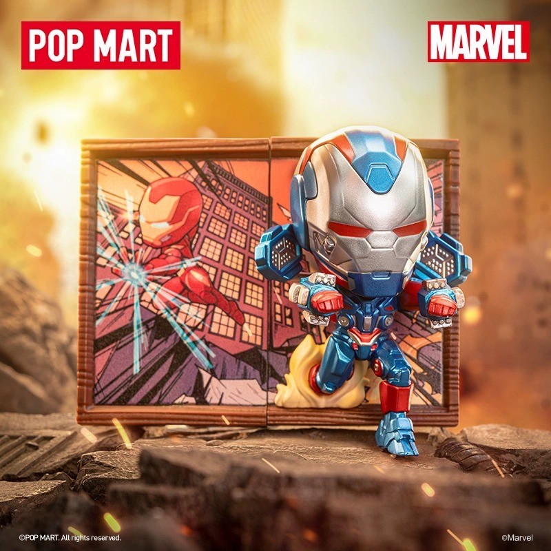 [Secret] POPMART POPMART Marvel Photo Frame Series Hộp Bí Ẩn Hợp Thời Trang Chơi Hình Người Sắt ...