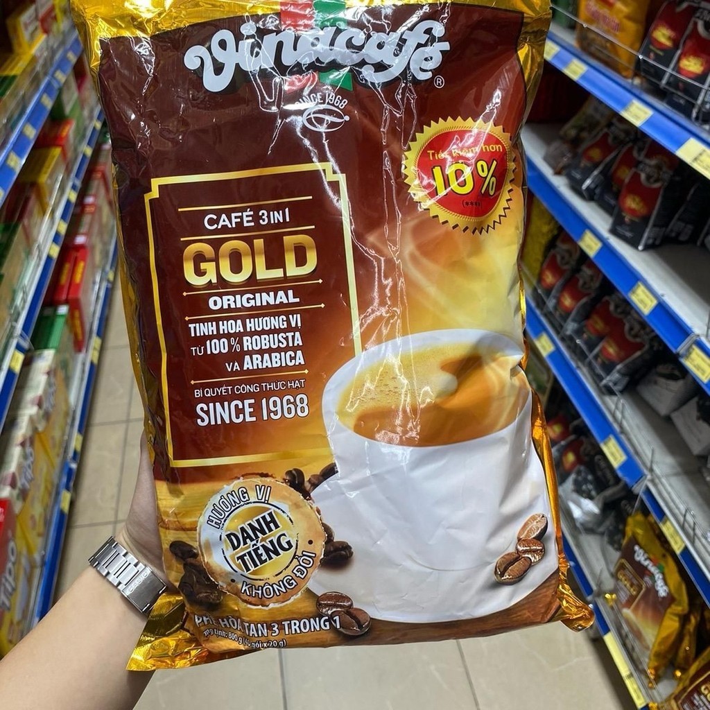Cà phê vinacafe gold original 40 gói | Shopee Việt Nam