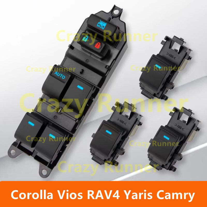Công tắc chính cửa sổ điện cho Toyota Corolla Altis Gen 10 08-13, RAV4 ...