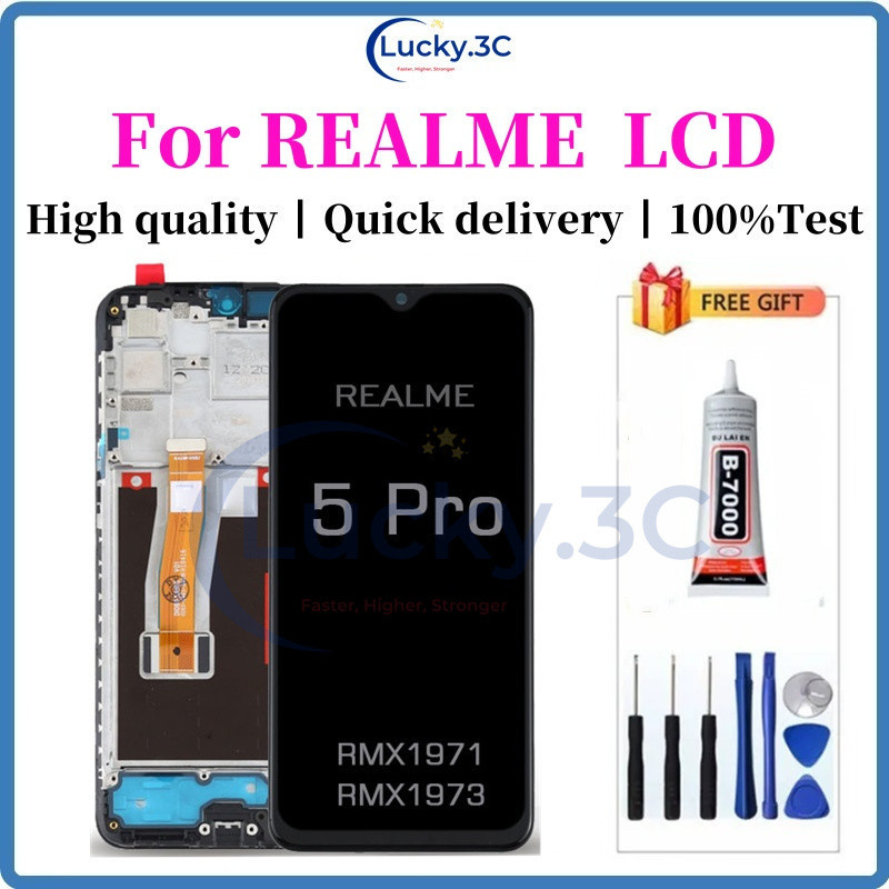 Dành Cho REALME 5 Pro RMX1971 RMX1973 Thay Thế Màn Hình Cảm Ứng LCD Có ...