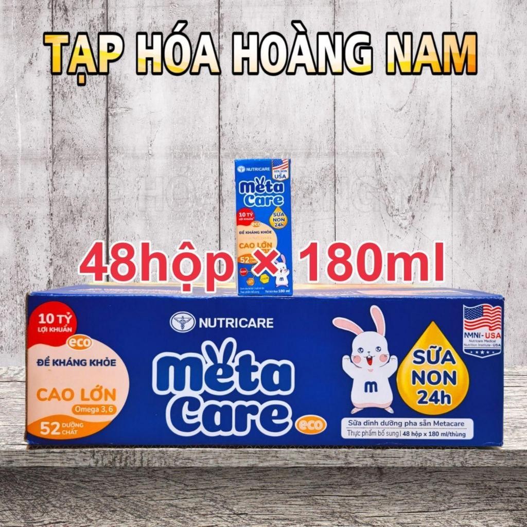 Sữa pha sẵn MetaCare ECO (110, 180ml) thùng 48 hộp chính hãng NutriCare | Shopee Việt Nam
