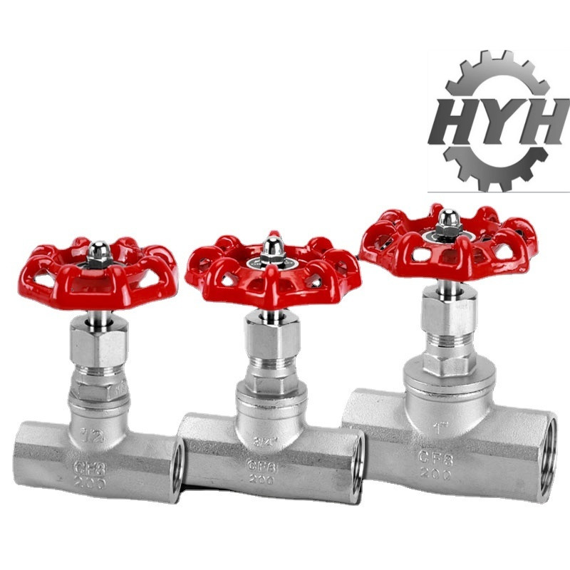 [Hyh] Van cắt bằng thép không gỉ 304 Van khóa dây ren bên trong DN15 20 25 Công tắc ống nước ...