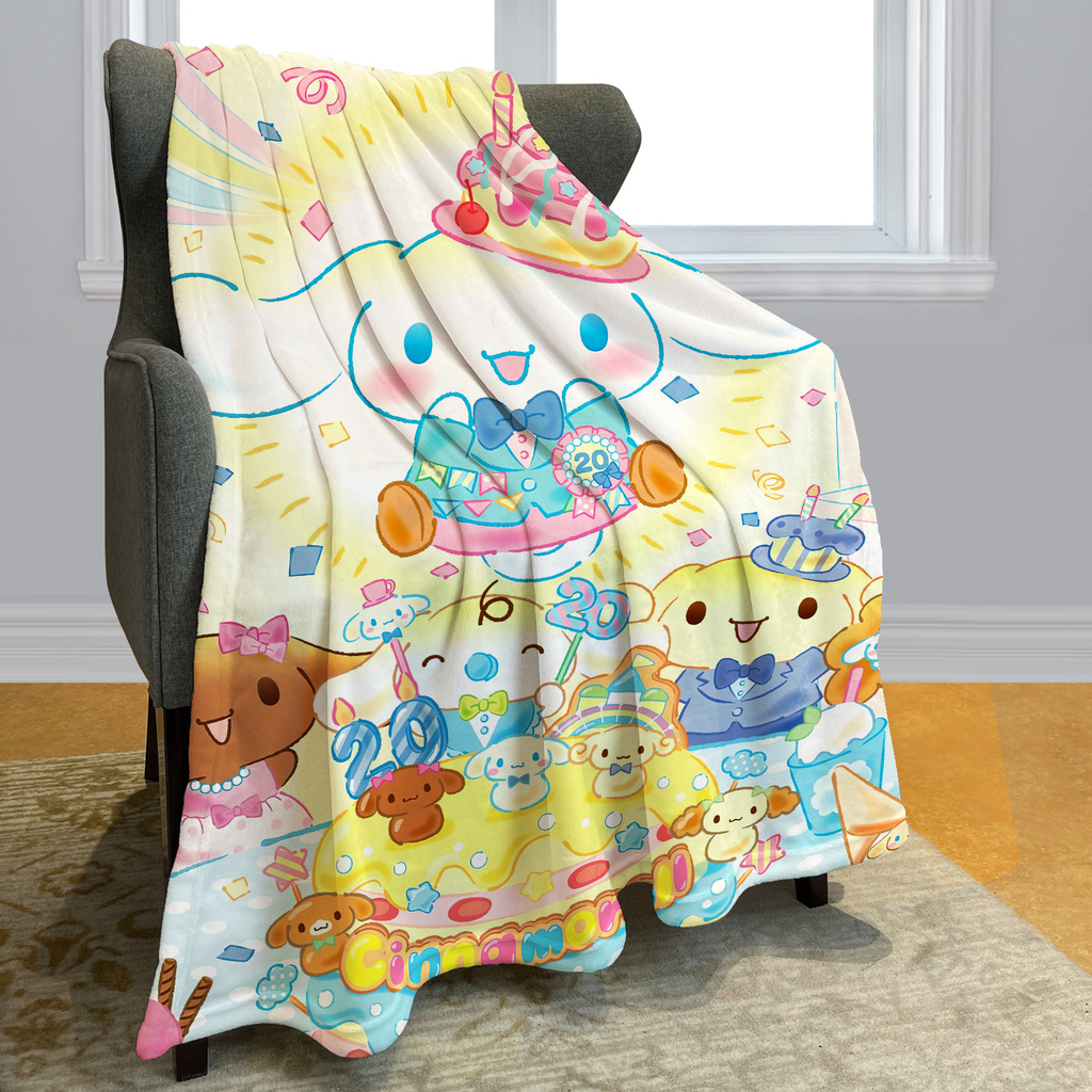 No Lint Flannel Chăn lông Anime Văn Phòng Ngủ Nhật Bản Tập Đi Quilt ...