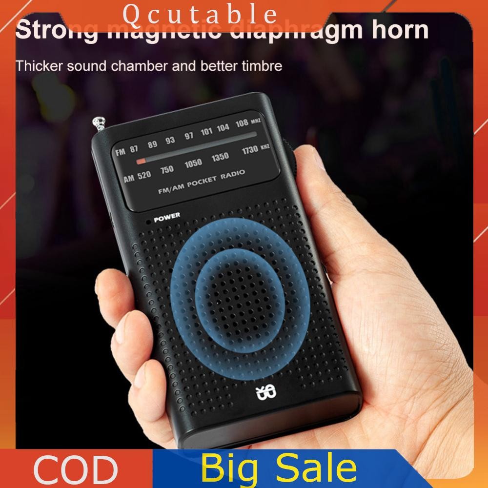 Full Band AM FM Radio chạy bằng pin Đài phát thanh Analog di động Con ...