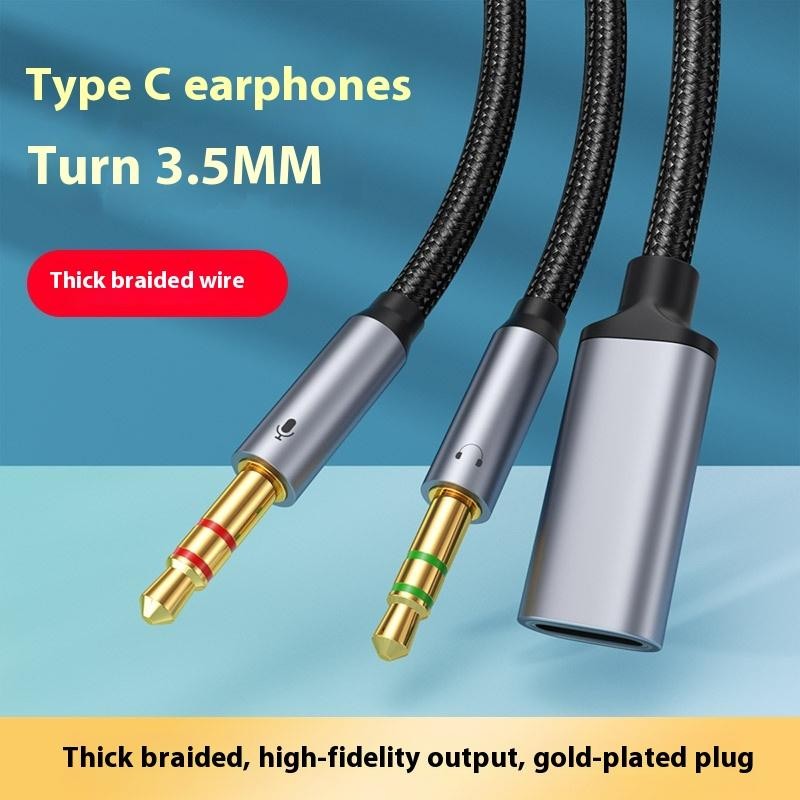 E-WOITD 1 Cái Điện Thoại Máy Tính Bảng Phụ Kiện Có Cổng USB C Chuyển Đổi Cáp Tai Nghe Micro 3.5 ...