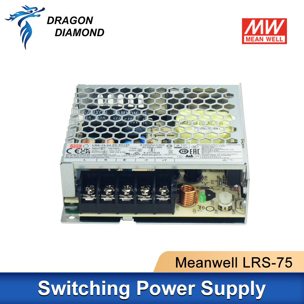 Mean Well LRS-75 5V 12V 15V 24V 36V 48V Bộ nguồn chuyển mạch MEANWELL AC / DC 200W Đầu ra đơn ...