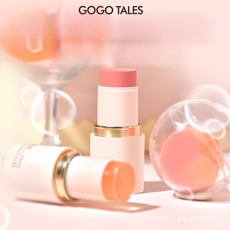 GOGO TALES Slightly Tipsy Blush Stick Monochrome Blusher Sun Red Lazy ...