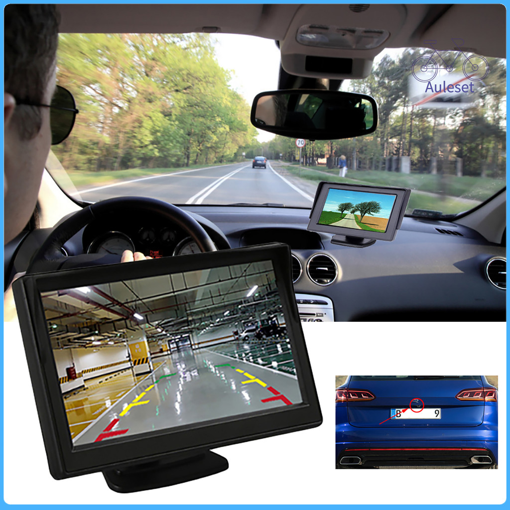 [Auleset] 1 Bộ Màn Hình Đảo Chiều Lắp Đặt Dễ Dàng Hệ Thống Camera Dự ...