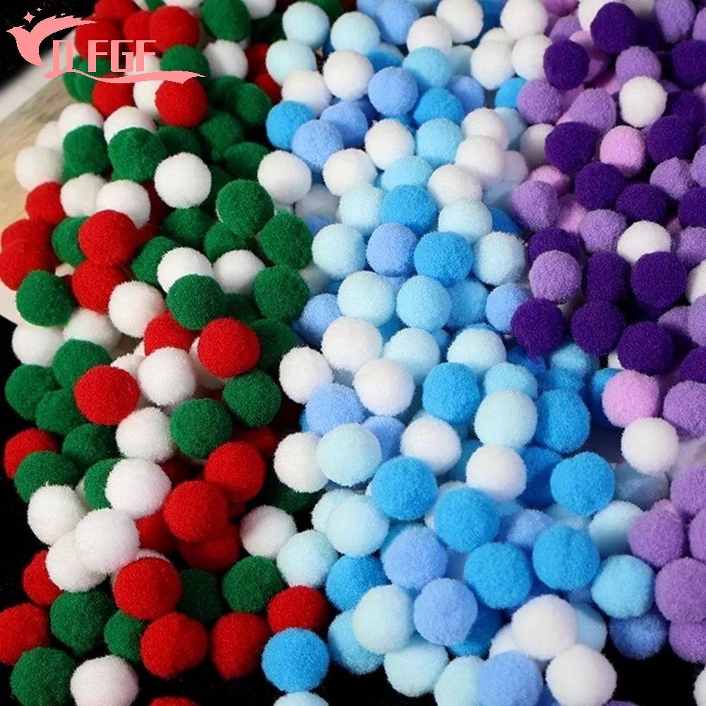 Dfgf 100 Chiếc Bóng Lông Pompom, 10 Mm Màu Kẹo DIY Pom Pom Bóng ...