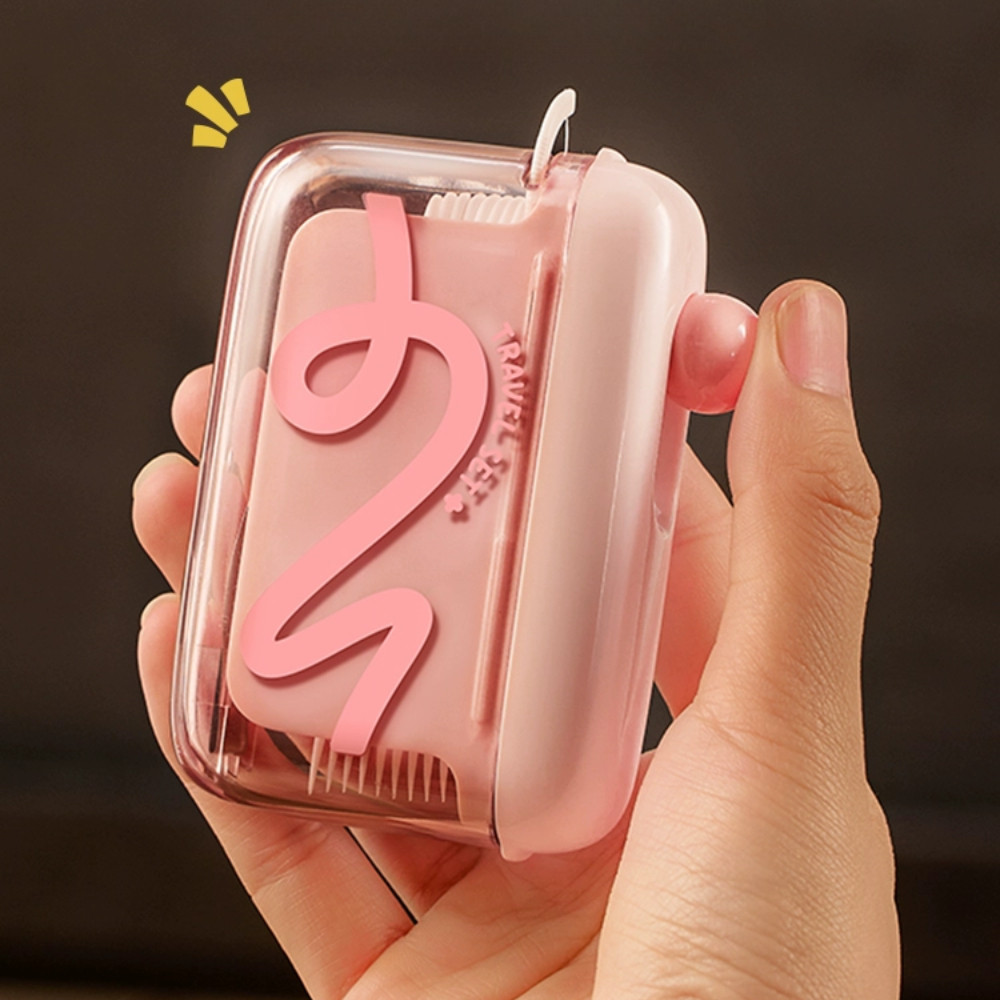 Hộp Đựng Tăm Chỉ Nha Khoa Mini AMOS Có Nút Nhấn Lấy Tăm Dễ Dàng, Bỏ Túi ...