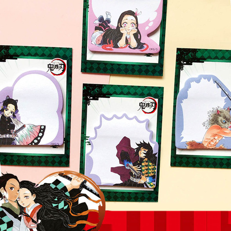 Liberty Sáng Tạo Anime Demon Slayer Memo Pad Sticky Note Dễ Thương N ...
