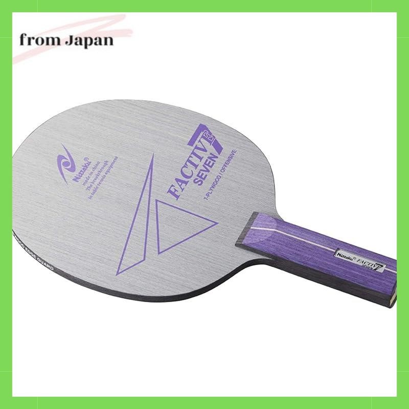 Nittaku Table Tennis Racket Factive 7 Shakehand Attack 7 Ply Straight NE6186 Nittaku Table ...