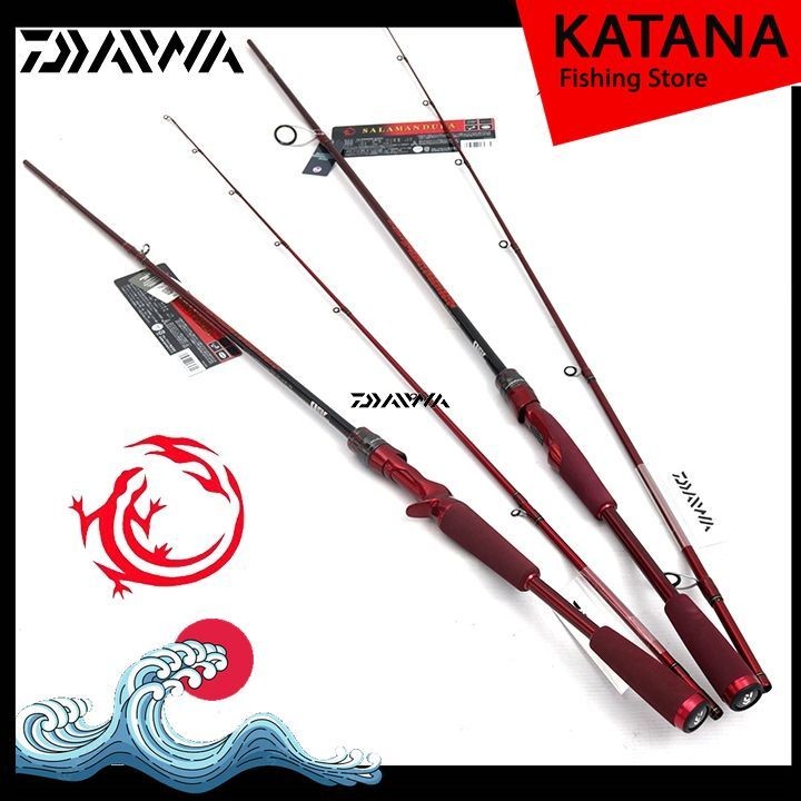 [Katana Fishing] Cần Câu Lure Daiwa - SALAMANDURA - Máy Đứng , Máy ...