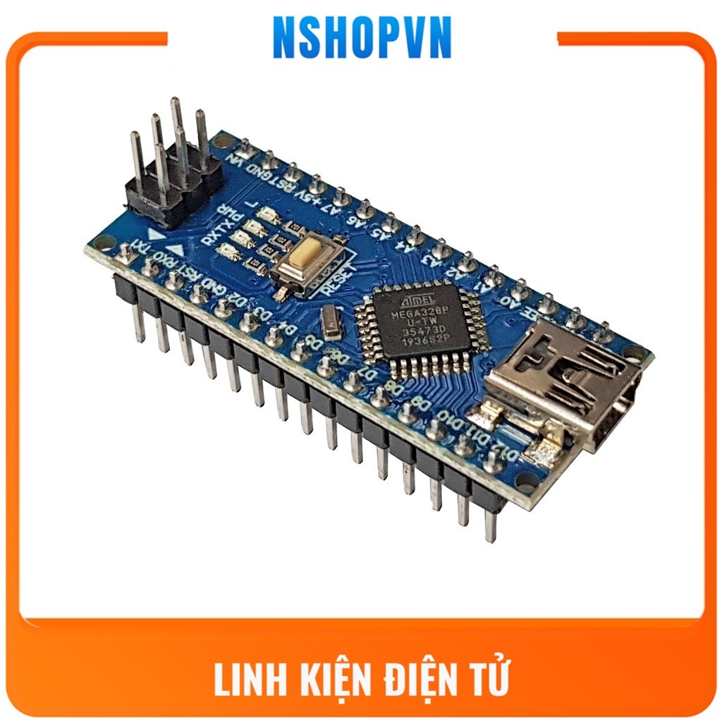 Arduino Nano V3.0 ATmega328P (Không kèm dây cáp USB) bản thu nhỏ của ...