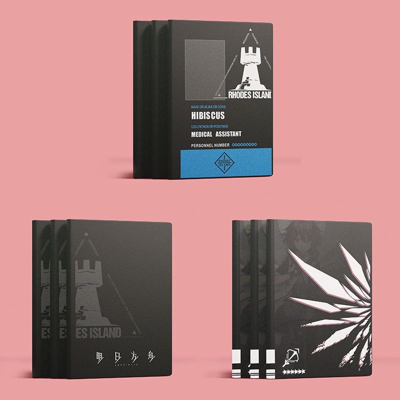 Arknights Notebook Frosted Cover Notebook Anime Hàng Hóa Đảo Rhode 1 ...