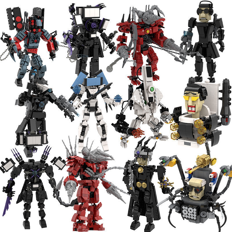 ( Sốc ) Hot MOC MỚI Skibidi Nhà Vệ Sinh Titan Multiverse Series Laser ...