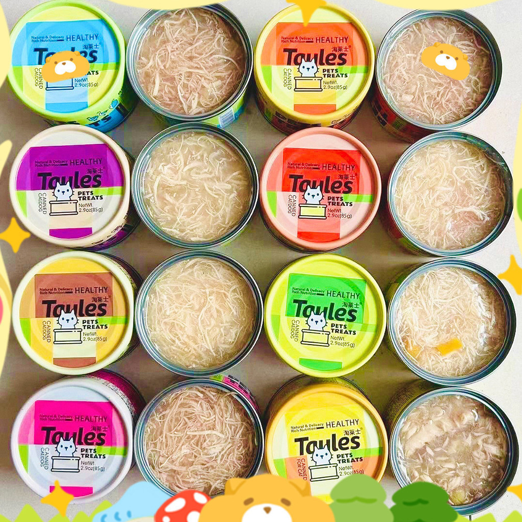 [Combo 5 & 10 Lon] Pate TAULES Lon 85g Từ Thịt Gà Cao Cấp Mix Cùng Trái ...