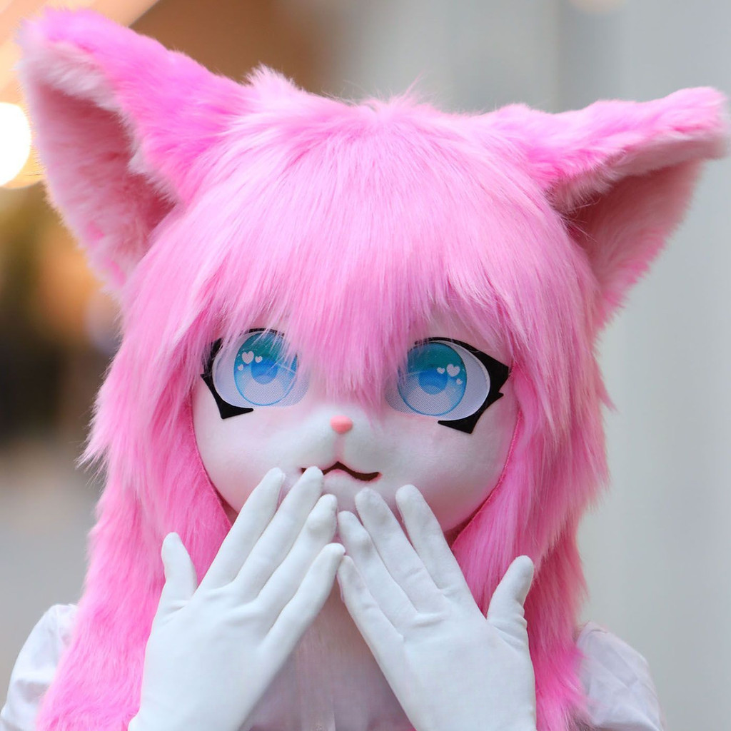 Gothic Fursuit Sang Trọng Mũ Đội Đầu Quái Vật Cosplay Trang Phục Đeo ...