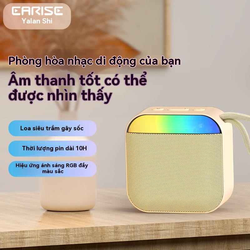 Loa Bluetooth Mini RGB Light Quà tặng âm thanh nổi ngoài trời di động ...