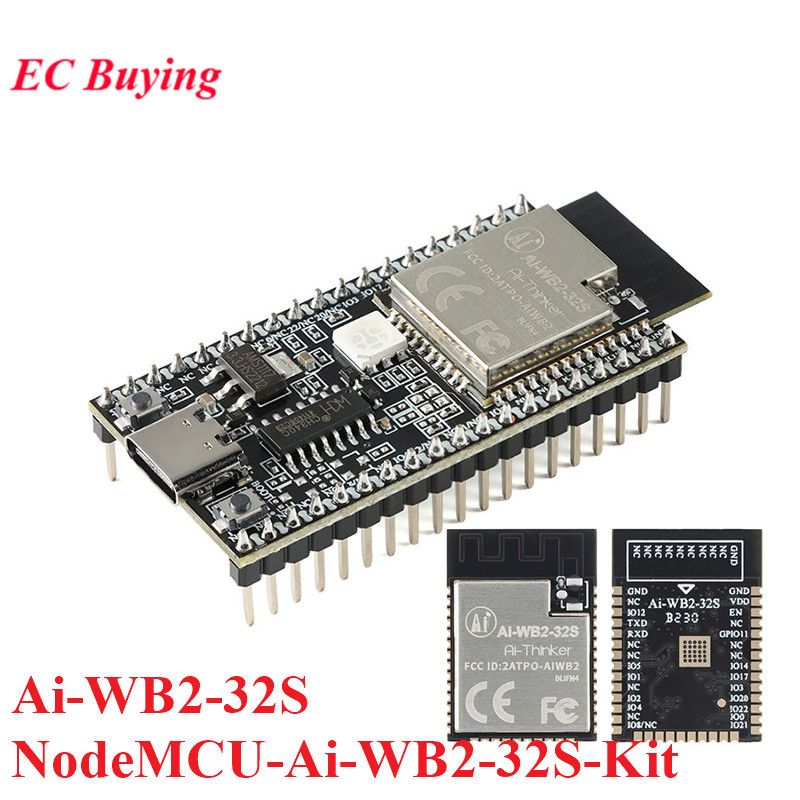 Ai-wb2-32s NodeMCU-Ai-WB2-32S-Kit Ai-WB2 2.4G WiFi + Bluetooth tương thích BLE 5.0 ESP32-S Mô ...