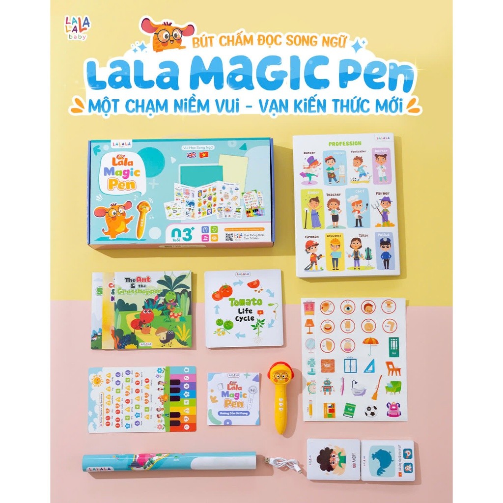 Bút chấm đọc LaLa Magic Pen | Shopee Việt Nam