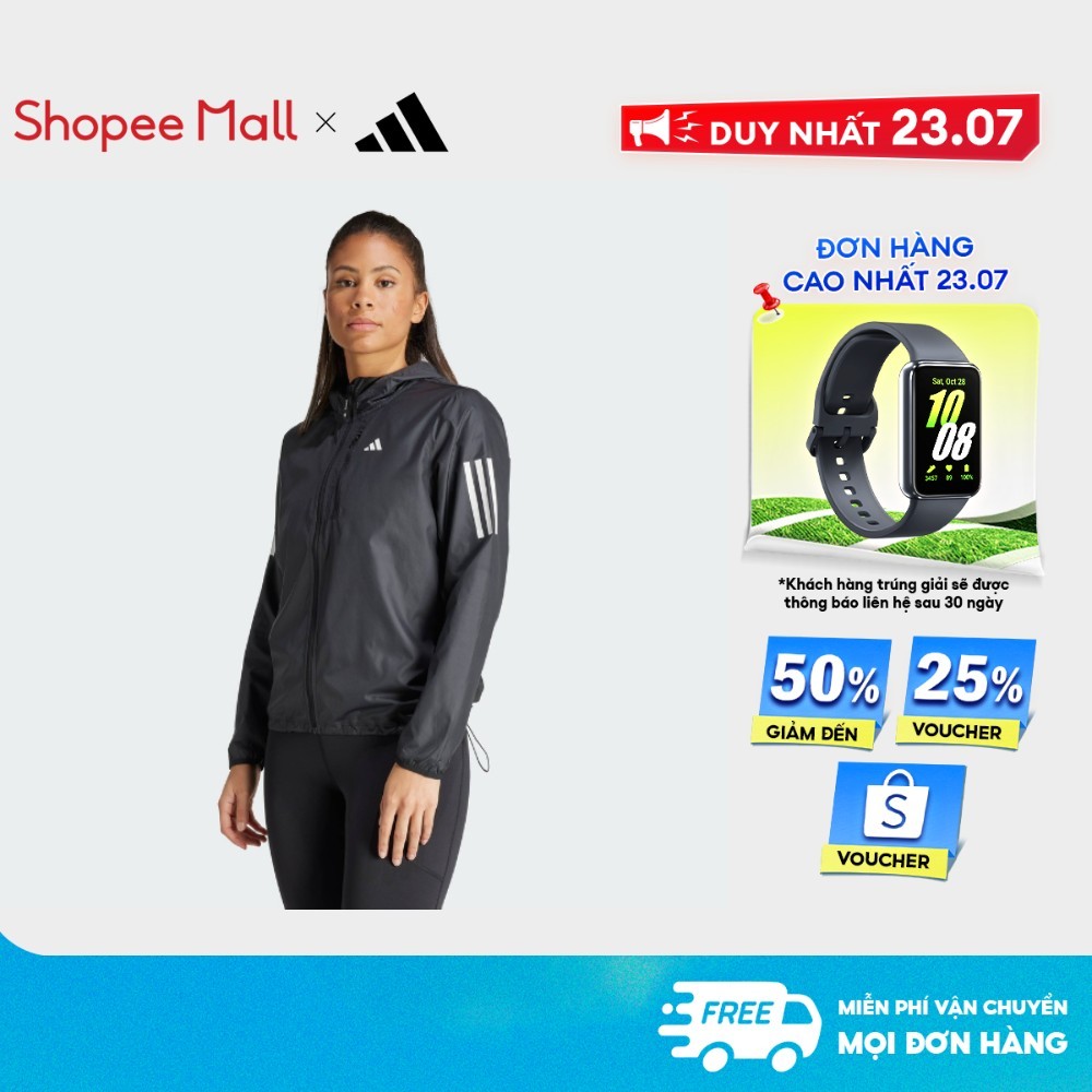 adidas Chạy Áo Khoác Own The Run Nữ Đen IN1576 | Shopee Việt Nam