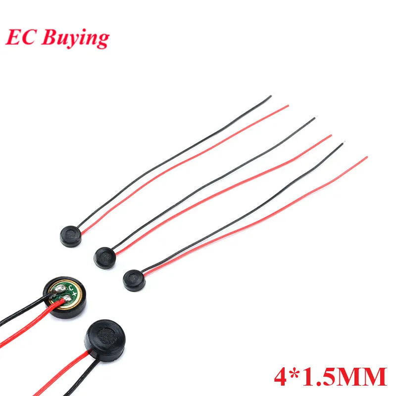 50 Cái / 5 Chiếc Electret Condenser MIC Điện Dung Electret Micro 4 Mmx1 ...