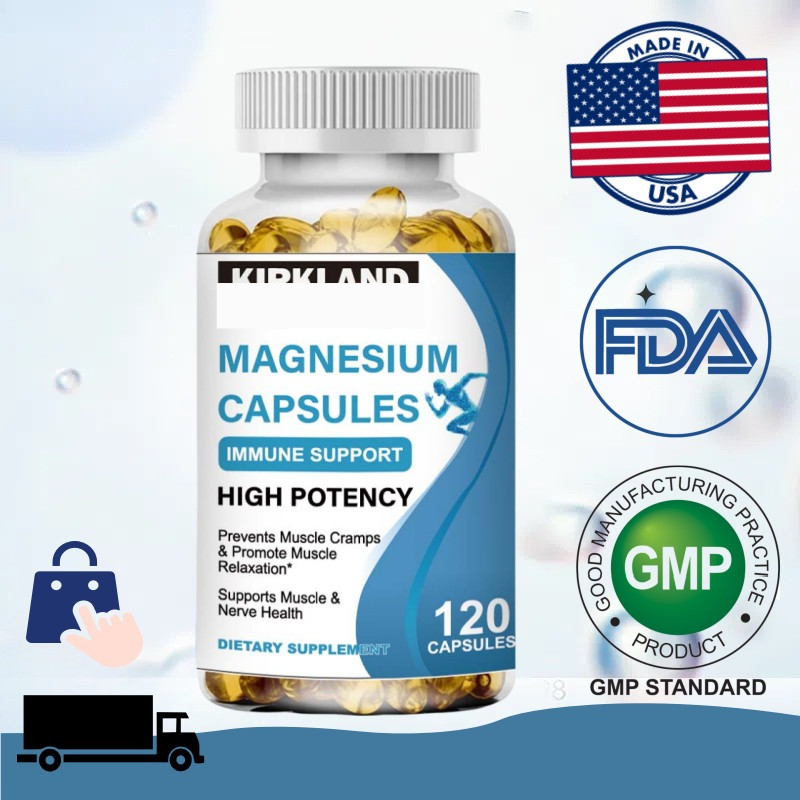 Viên nang Kirk-Magnesium-Nhẹ nhàng và không gây gánh nặng,bảo vệ sức ...