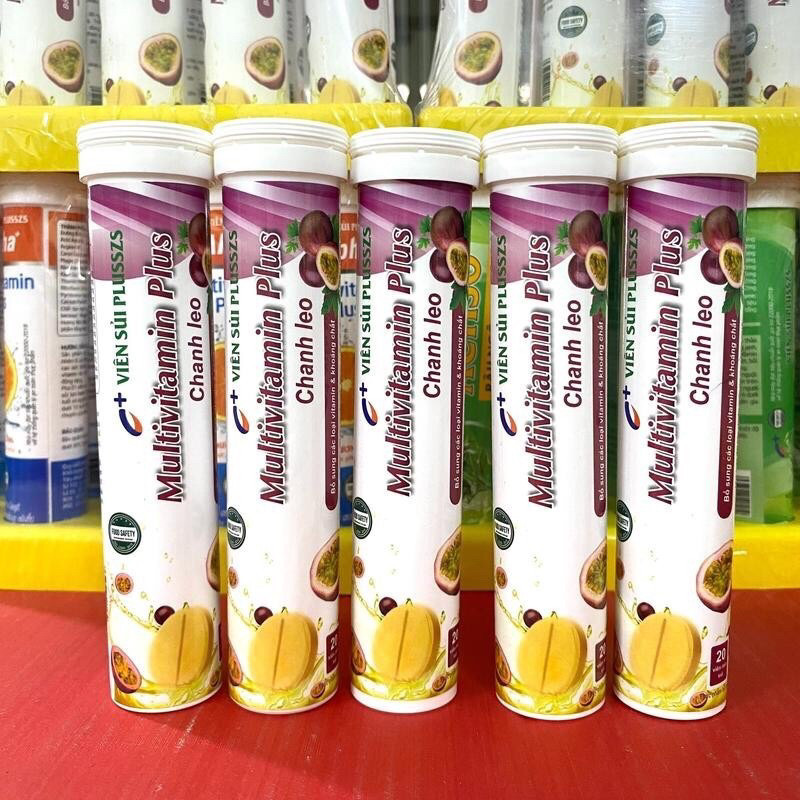 5 TUÝP 20 VIÊN C SỦI VỊ CHANH LEO 4GAM ALPHA MULTIVITAMIN PLUS | Shopee Việt Nam