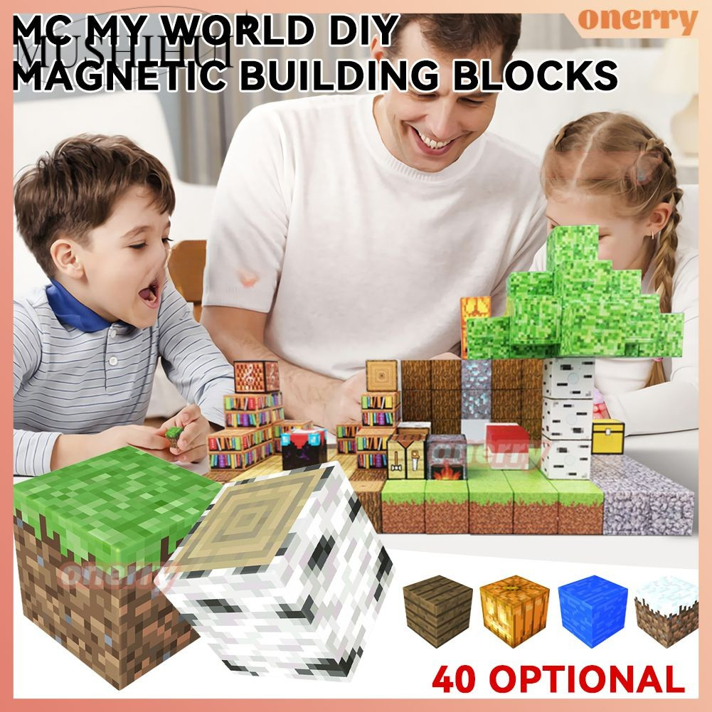 Đồ chơi nam châm Minecraft Diy Mc Khối lập phương giáo dục cho trẻ em ...