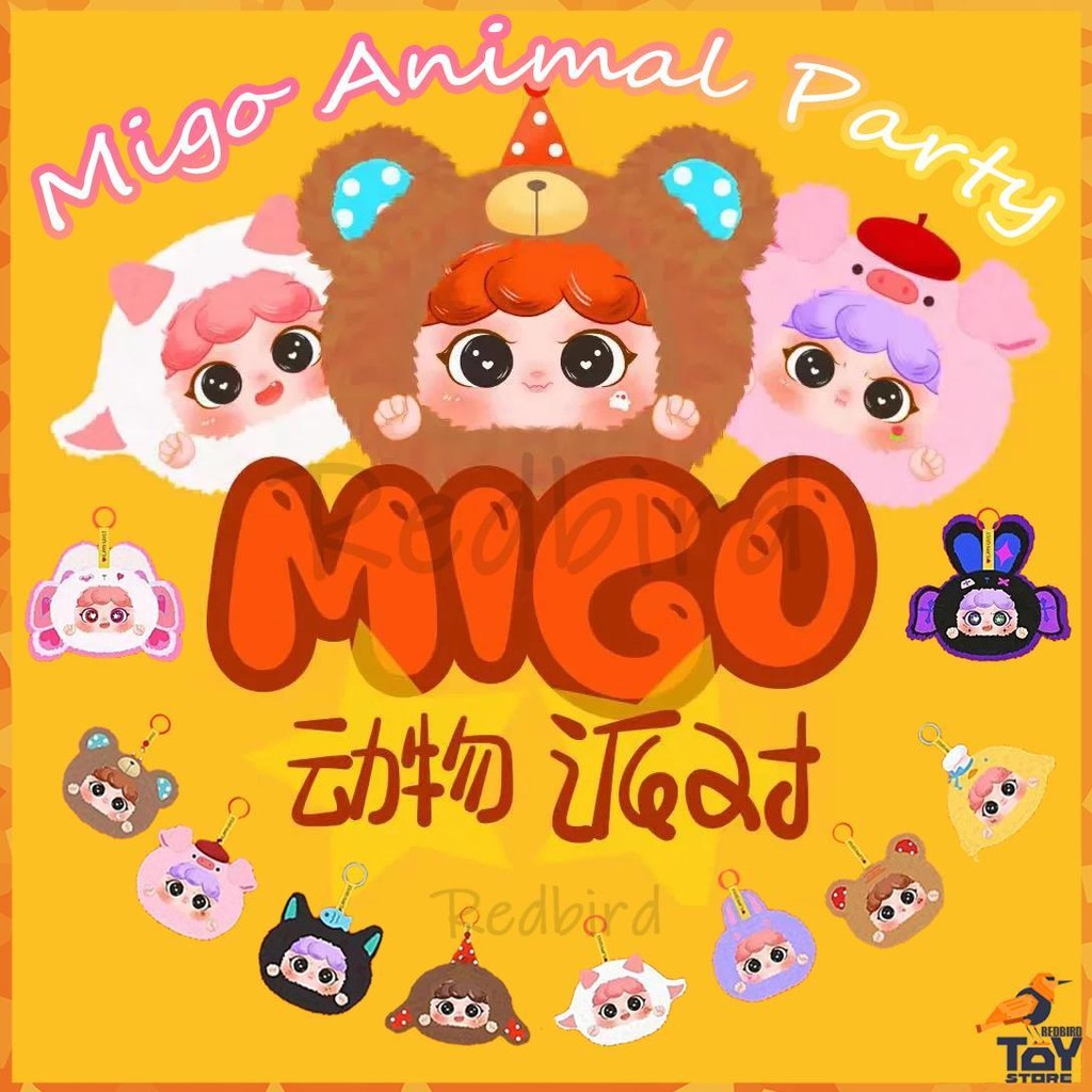 Hộp mù Migo Animal Party Zipper / Hộp mù MIGO V1 1 CÁI | Shopee Việt Nam