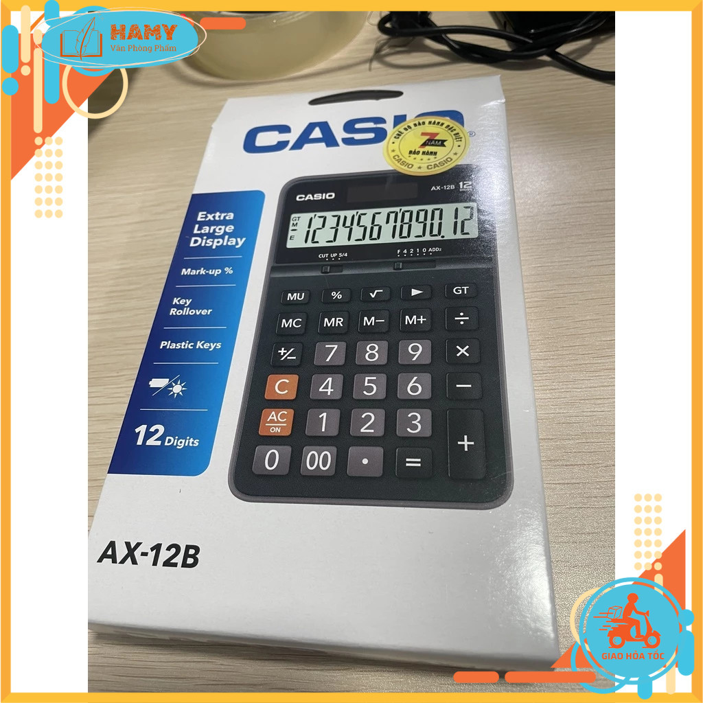 Máy tính Để Bàn Casio AX-12B | Shopee Việt Nam