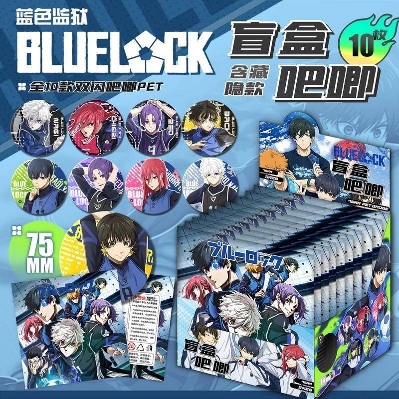 Blue Lock Anime Merch Blind Box Bộ huy hiệu đèn Flash | Chân tráng men ...