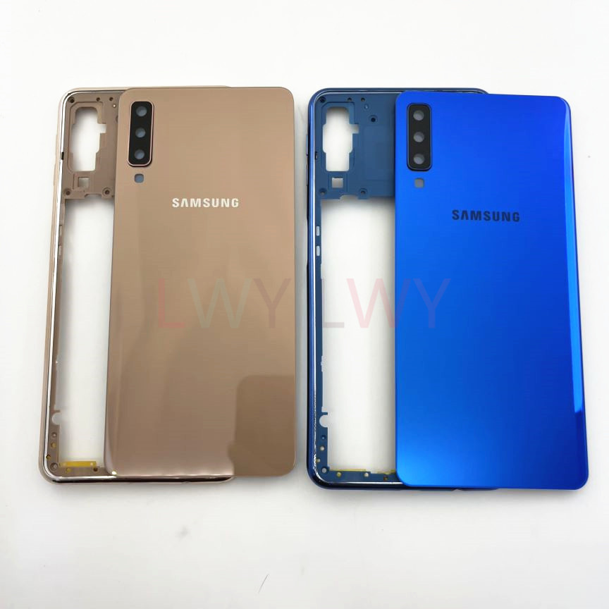 Vỏ Đầy Đủ Cho Samsung Galaxy A750 A7 2018 SM-A750F Pin Mặt Sau Kính ...