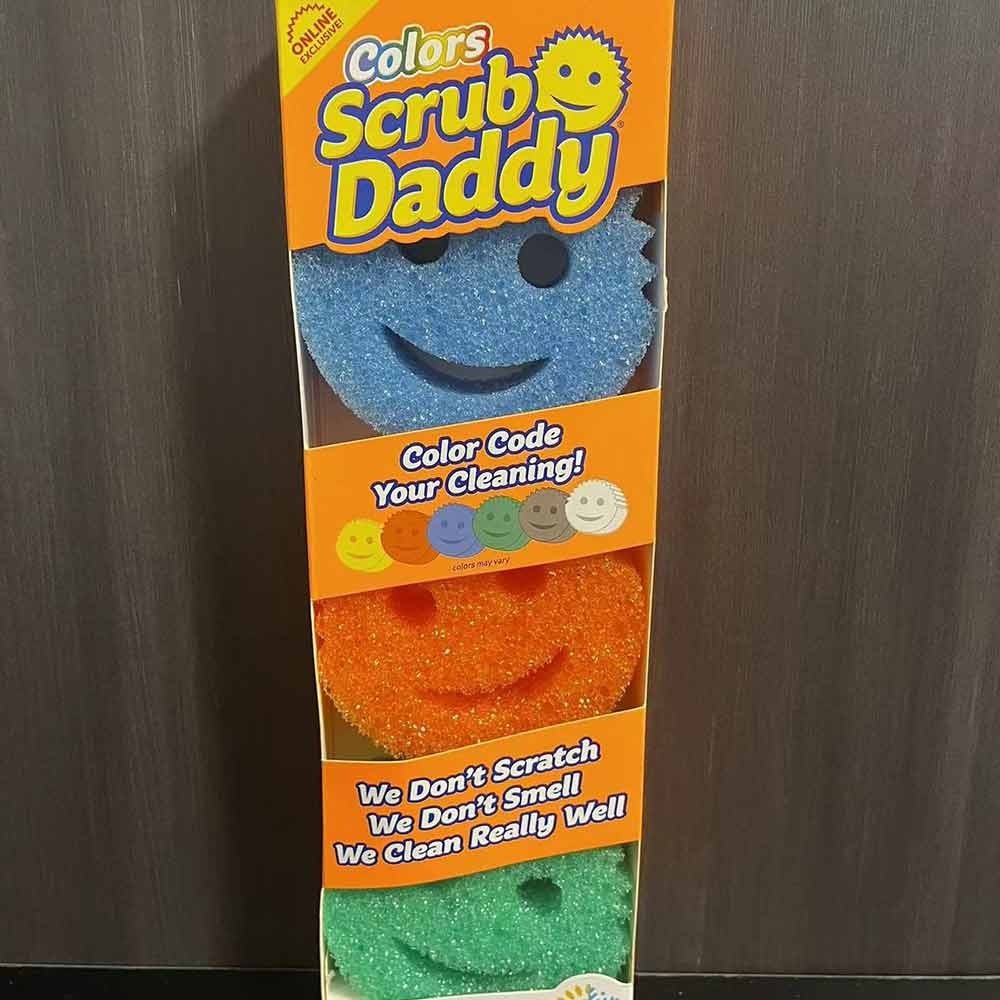 Scrub Daddy Colors Sponge Scrubber Multipack Dish Sponges for Washing ...