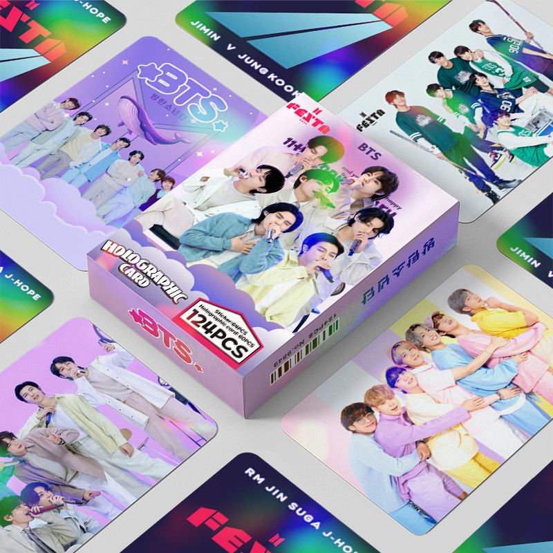 Kpop 92-124 Cái / hộp BTS Photocards Bangtan Boys KPOP Holographic LOMO ...
