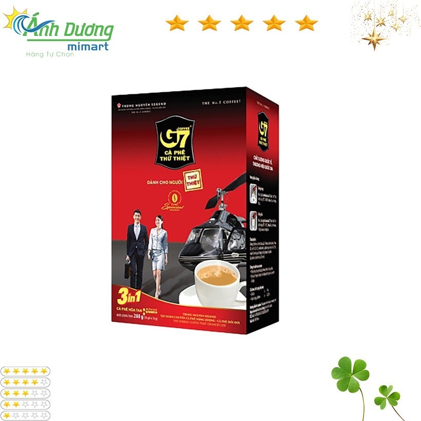 Cà Phê Sữa Hoà Tan G7 3in1 Hộp 18 Gói X 16g Dài - Trung Nguyên | Shopee Việt Nam