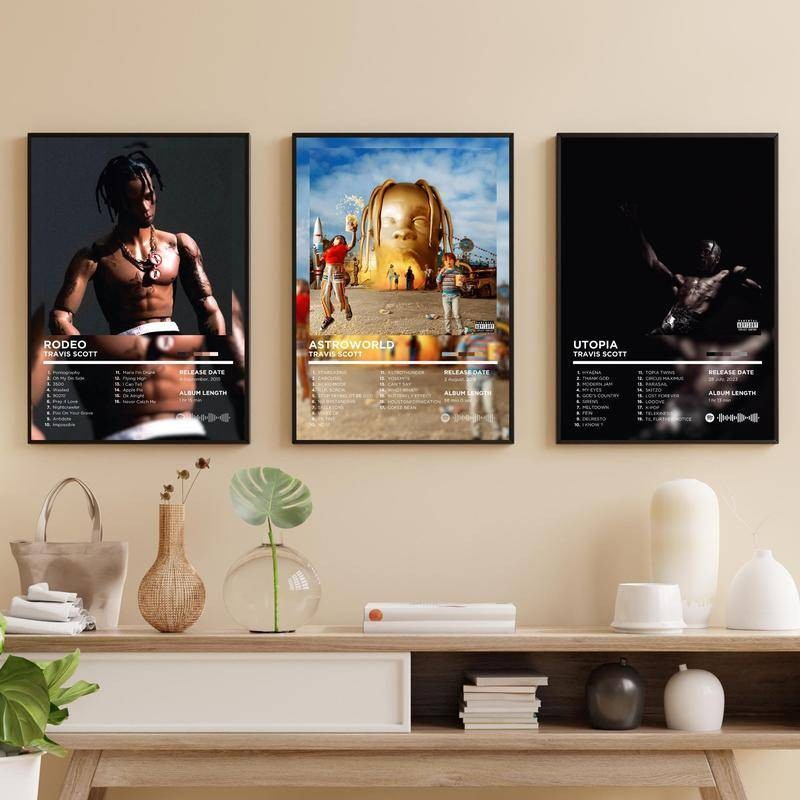 Travis Scott Album Bìa Poster Rapper Poster Hip Hop Poster Album In ...