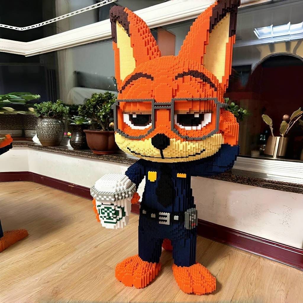Tương thích với gạch LEGO Disney Judy Rabbit Nick Fox Adul Tương thích ...