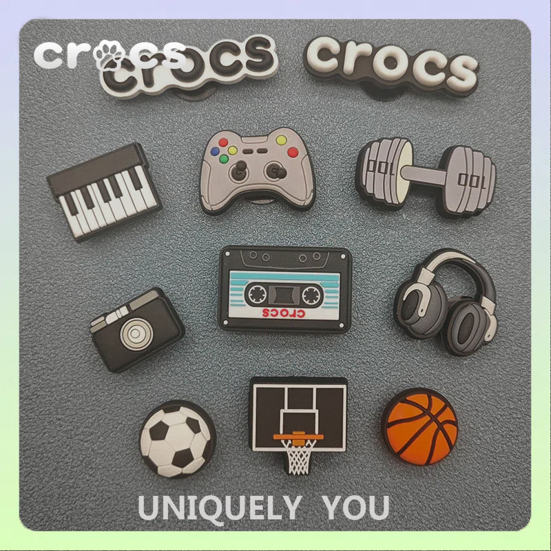 sticker dép crocs Music fitness charm crocs jibbitz crocs charm dép ...
