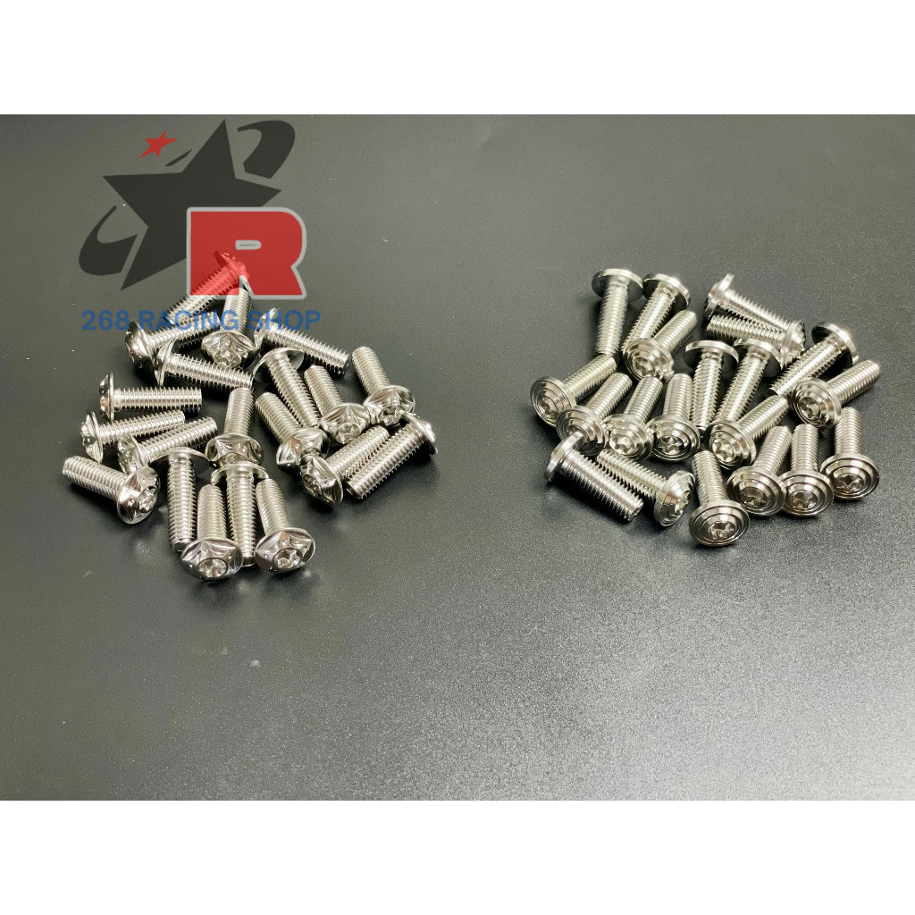 Ốc inox 304 8li25 Dù gắn Đĩa xe máy Chuẩn Inox 304 ( giá 1 con ...