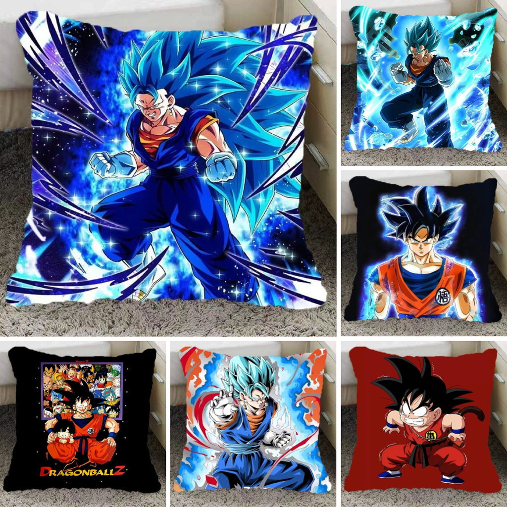 Dragon Ball Son Goku pillow polyester cartoon throw pillow car cushion ...