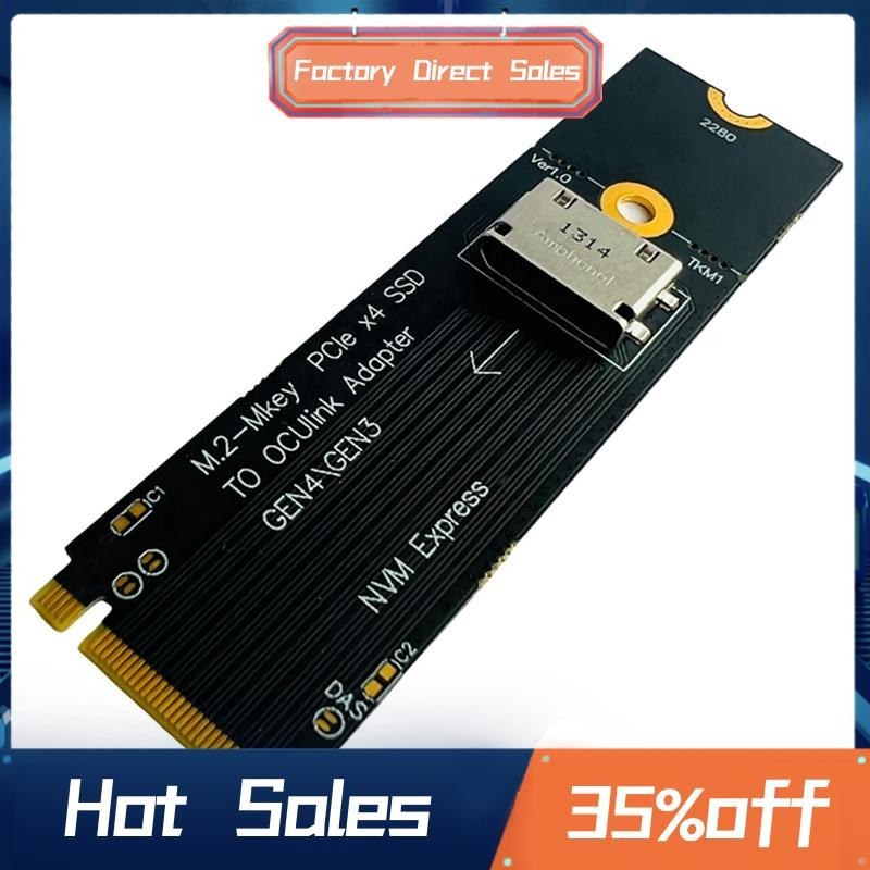 M.2 M-Key PCIe X4 SSD sang U.2 OCUlink SFF-8612 Adapter Gen4 / Gen3 cho ...