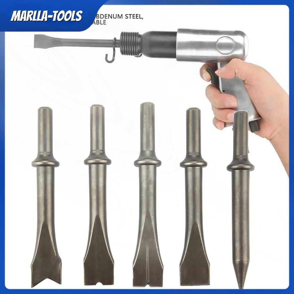 MARLLA-Tools Bộ mũi khoan có độ cứng cao Air Hammer Chisel 5 chiếc bền ...